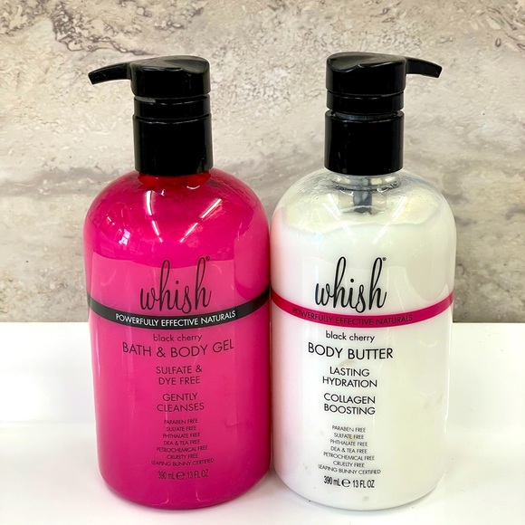 whish | Bath & Body | Whish Black Cherry Bath Body Gel And Body Butter ...